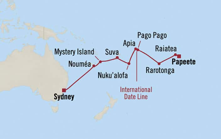 Oceania Cruises 16-days from Papeete (Tahiti), French Polynesia to ...