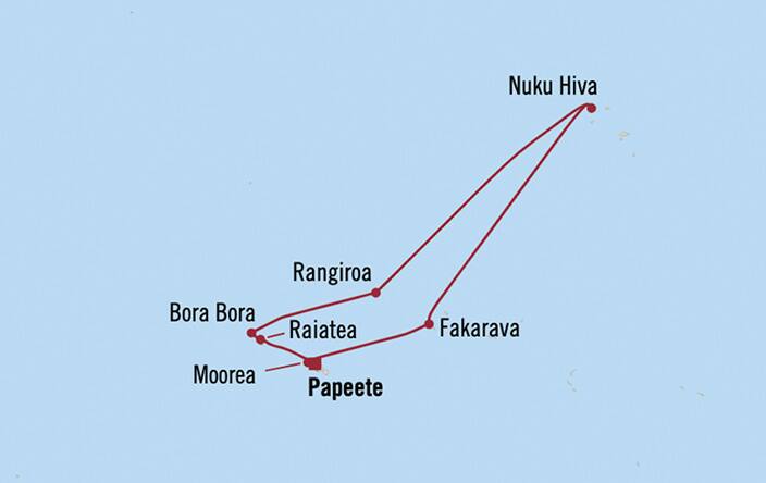 Oceania Cruises 10-days from Papeete (Tahiti), French Polynesia to ...