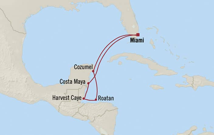 Oceania Cruises 7-days from Miami, Florida, United States to Miami ...