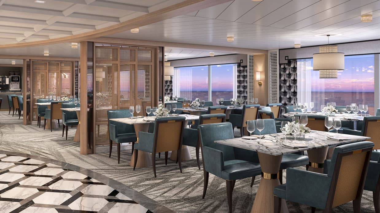 Luxury Cruise Ship Dining on the Vista - Oceania Cruises