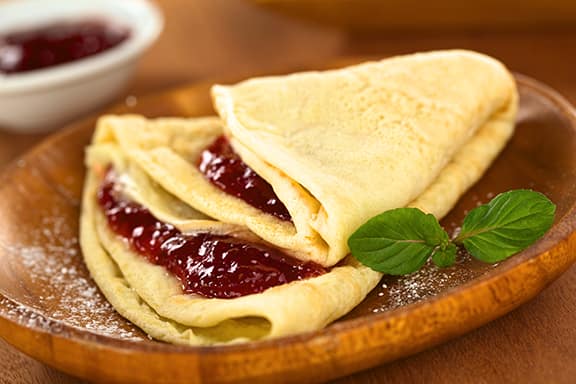 Oceania Experience - Recipe: Crepes with Jam à la Pépin - Oceania Cruises