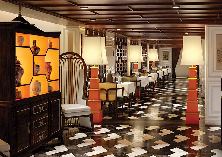 Luxury Cruise Ship Dining on the Vista - Oceania Cruises